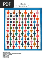 Friendship Braid Table Runner Pattern | PDF | Patchwork | Seam (Sewing)