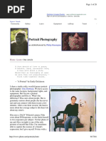 Portrait Photography Project Guide | PDF | Portrait Photography | Vision