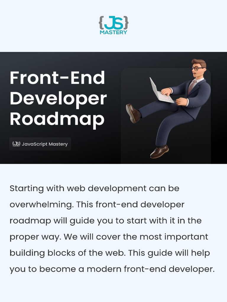 Front-End Developer Roadmap | PDF | Web Application | Bootstrap (Front End Framework)