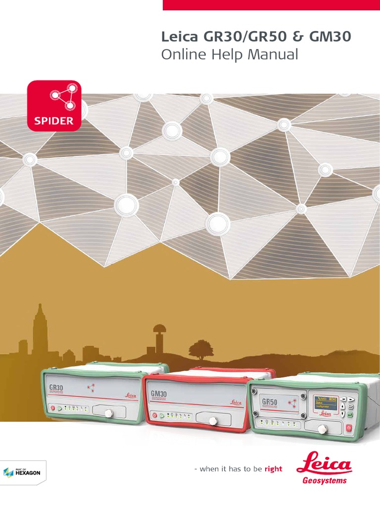Leica GR GM Series OM-OH v4.50 | PDF | Computer Network | Internet & Web