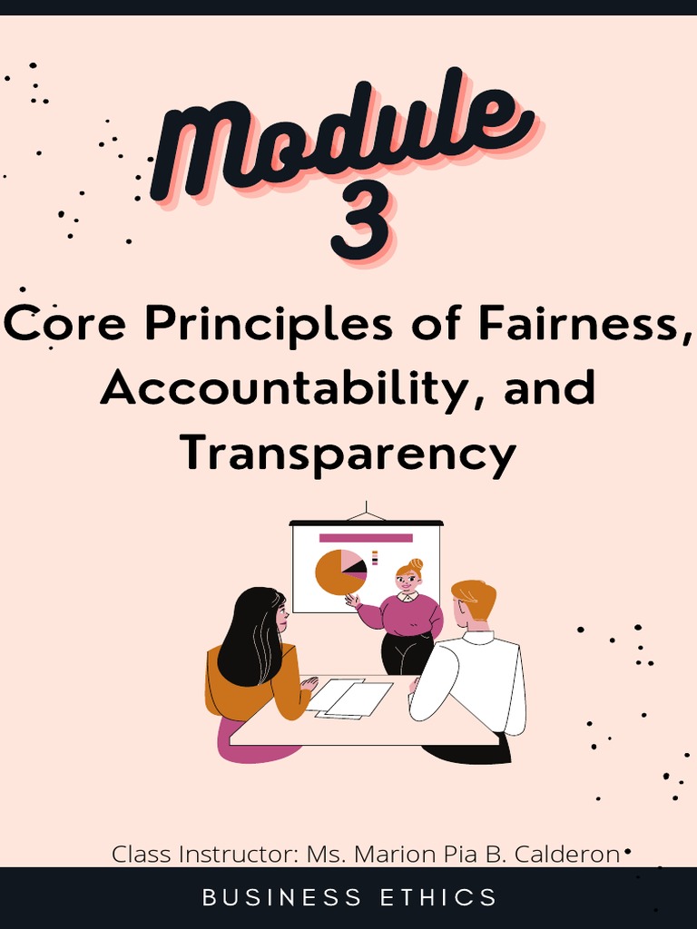 Core Principles of Fairness, Accountability, and Transparency | PDF ...