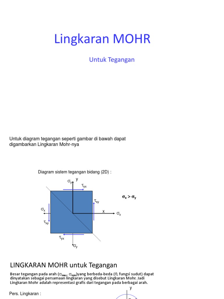 5.lingkaran Mohr | PDF