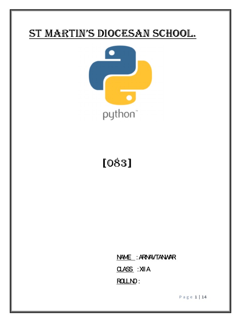 Pratical File Cs Pdf Computer Science Computer Programming