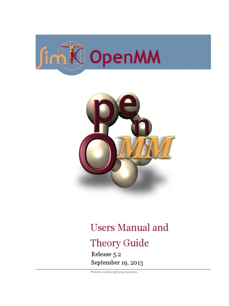 Openmm: Users Manual and Theory Guide | PDF | Graphics Processing Unit | Mac Os