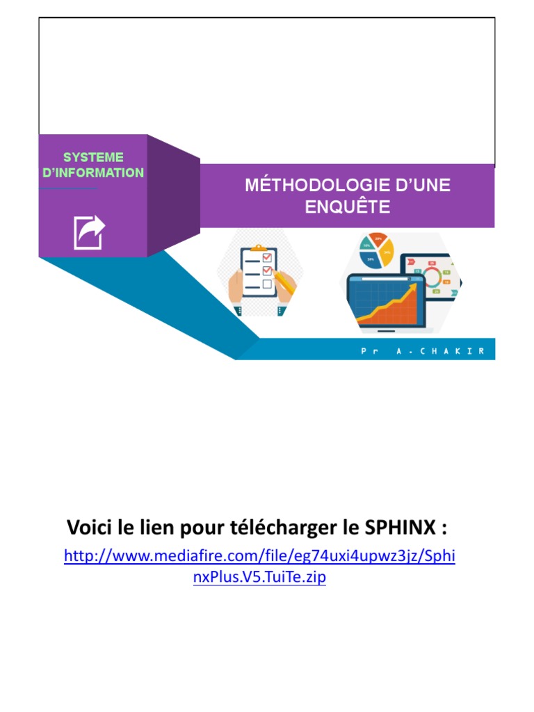Méthodologie de L'enquête Guide Sphinx | PDF | Logiciel | Informatique