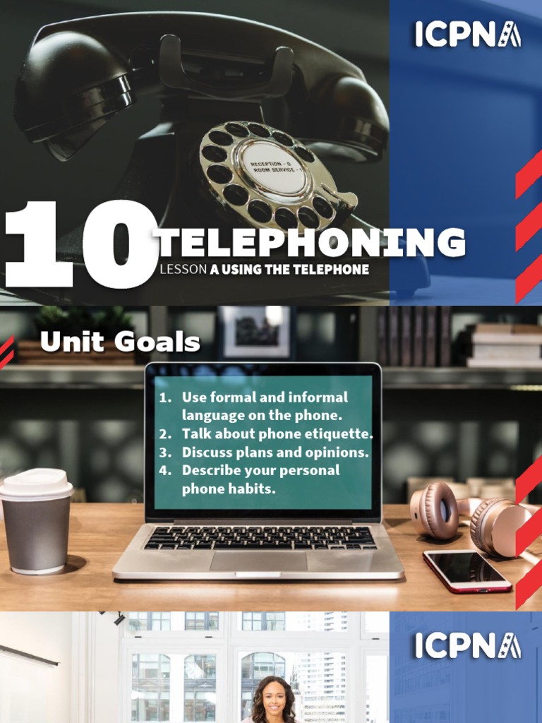Unit 10 Telephoning - Lesson A | PDF | Verb | Grammatical Tense