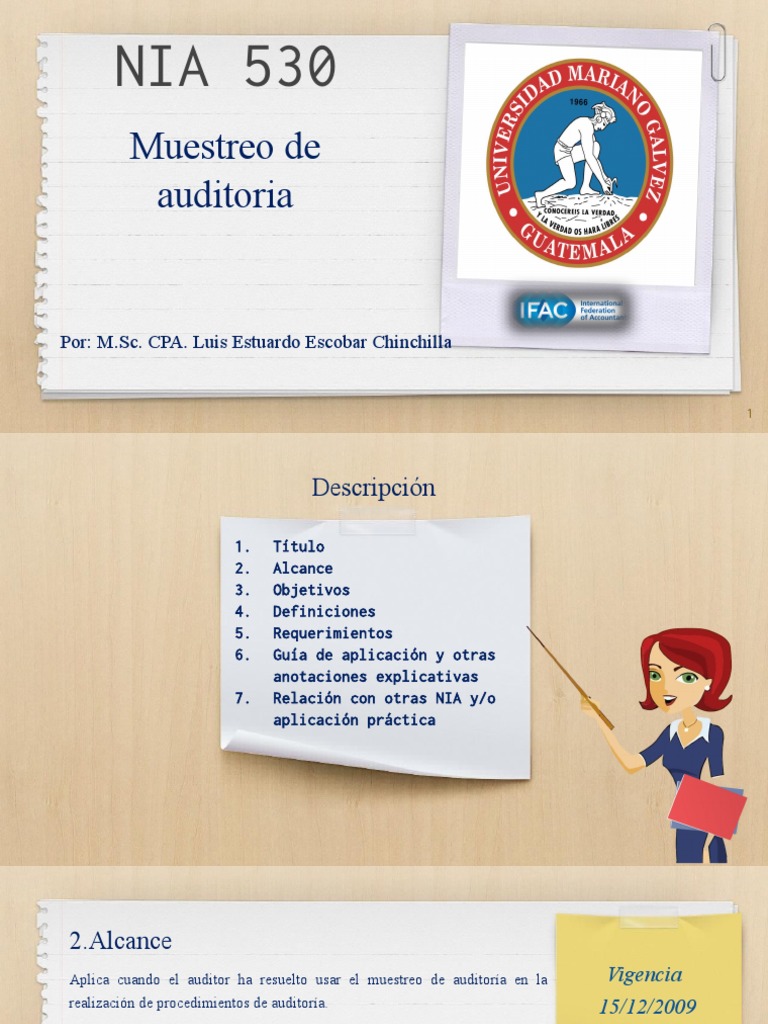 Nia 530 | PDF | Muestreo (Estadísticas) | Estadísticas