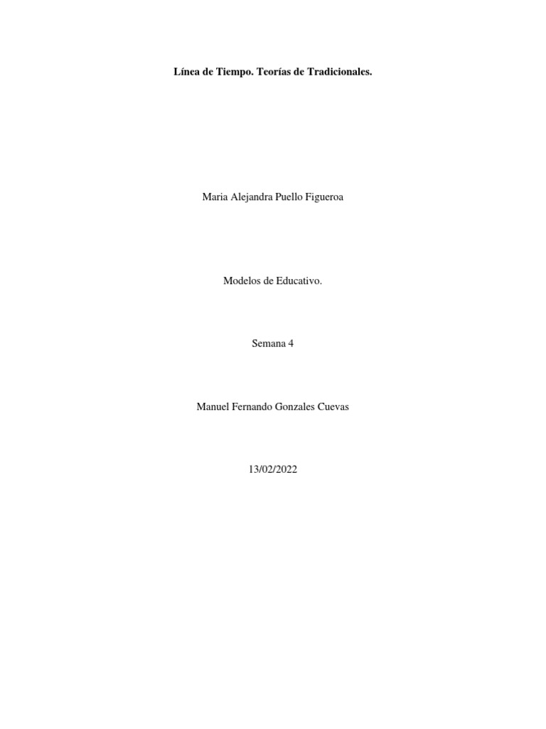 Pello - Maria - Linea de Tiempo | PDF | Aprendizaje | Behaviorismo