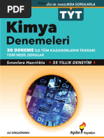 11 Günde TYT Kimya A4 Birleştirilmiş Notlar - 64 Sayfa (32 Kağıt) | PDF