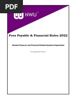 NWU Financial Undertaking With Adress - Final | PDF | Salary | Fee