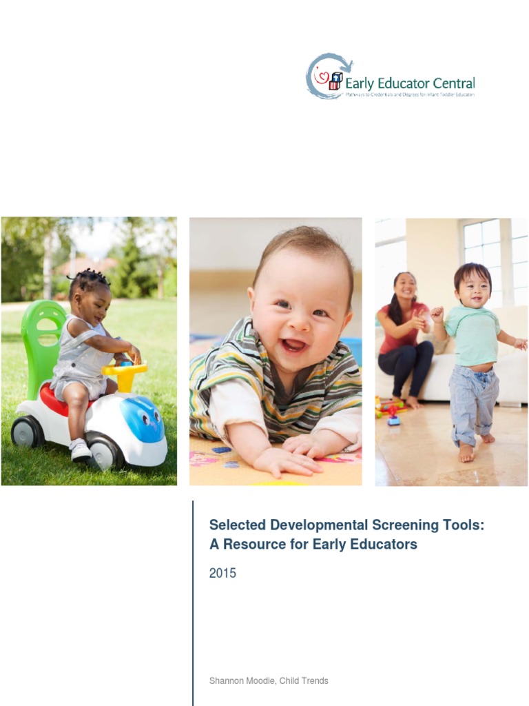 Selected Developmental Screening Tools A Resource For Early Educators | Download Free PDF ...