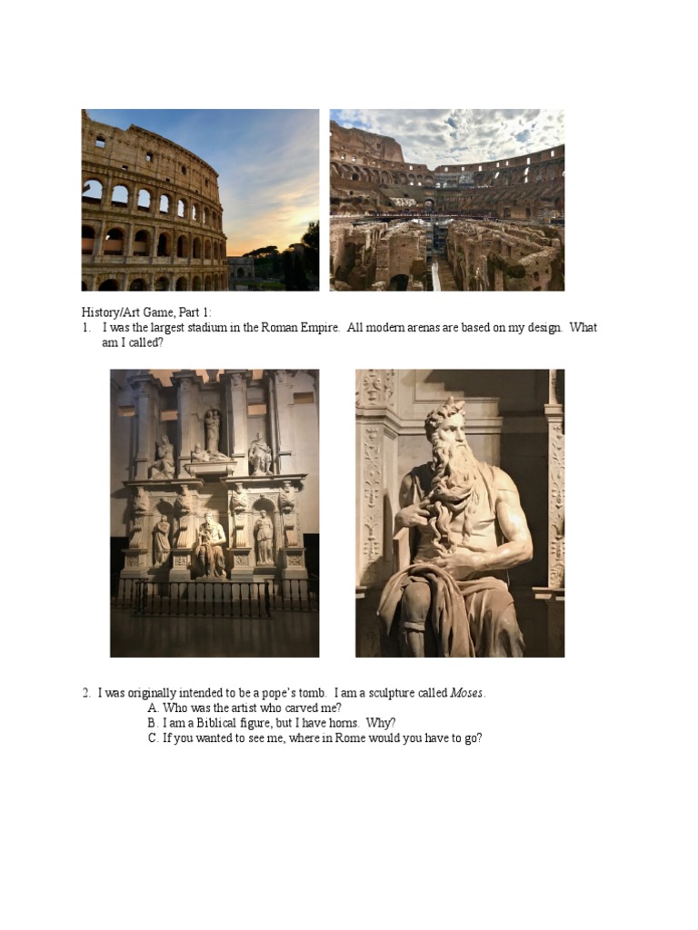 History - Art Game, Part 1 | PDF | Social Science | History