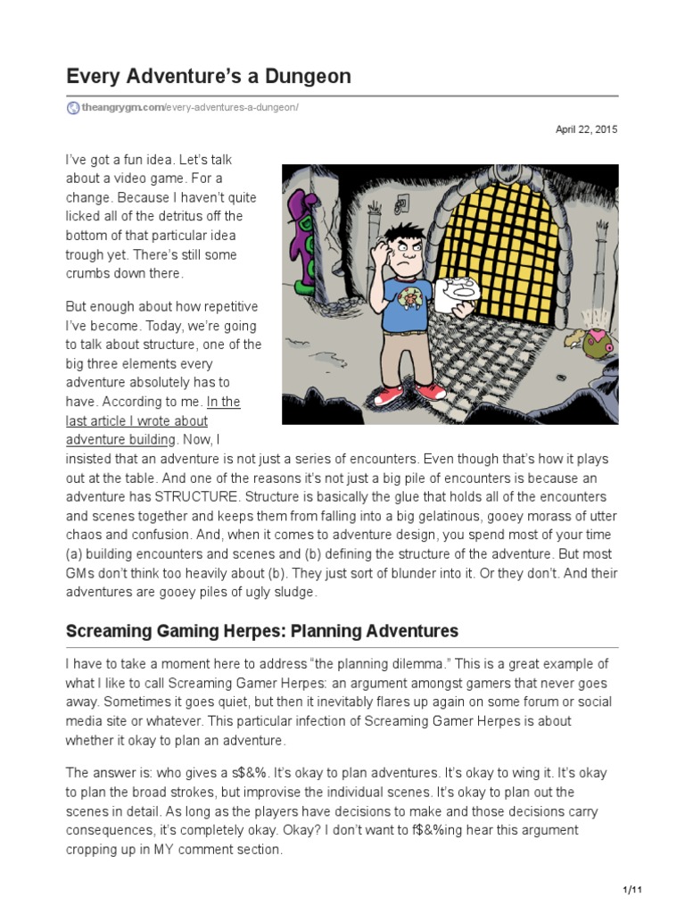 Every Adventures A Dungeon | PDF | Games & Activities