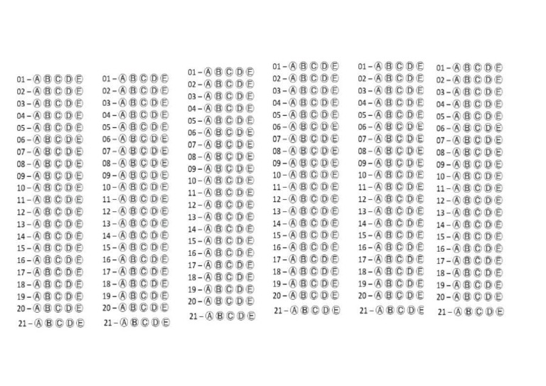 Gabarito - Modelo | PDF