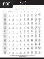 Pear Cut Diamond Size Chart | PDF | Diamond | Superhard Materials