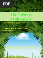 Module 1 The Nature of Mathematics. Mathematics in Our World | PDF ...