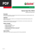 Castrol MHP 153 Data Sheet | PDF | Lubricant | Fuel Oil
