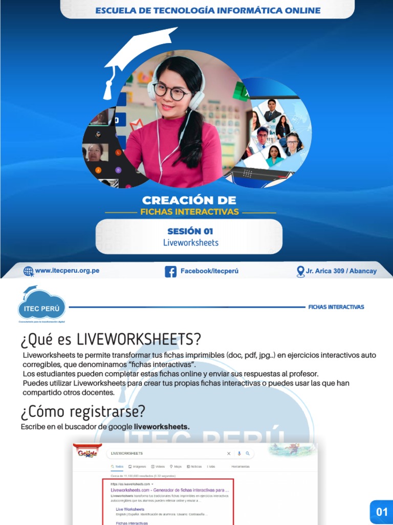 Sesión 01 - Creación de Fichas Interactivas | Descargar gratis PDF ...