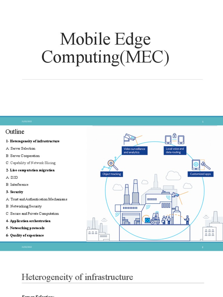 Mobile Edge Computing | PDF