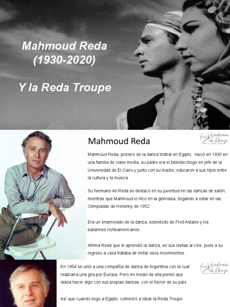 Mahmoud Reda y la Reda Troupe, pioneros de la danza teatral en Egipto ...
