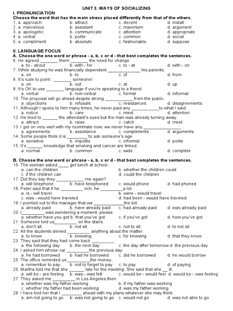 Unit 3 | PDF | Body Language | Nonverbal Communication