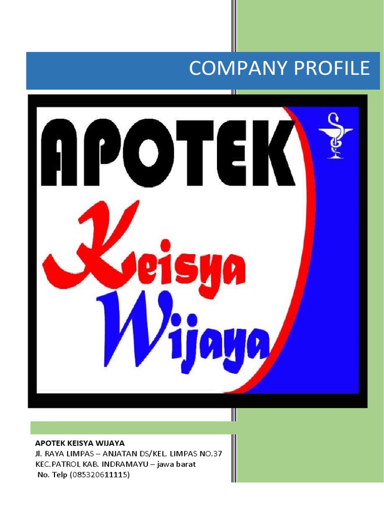 Company Profile Apotek Keisya Wijaya | PDF