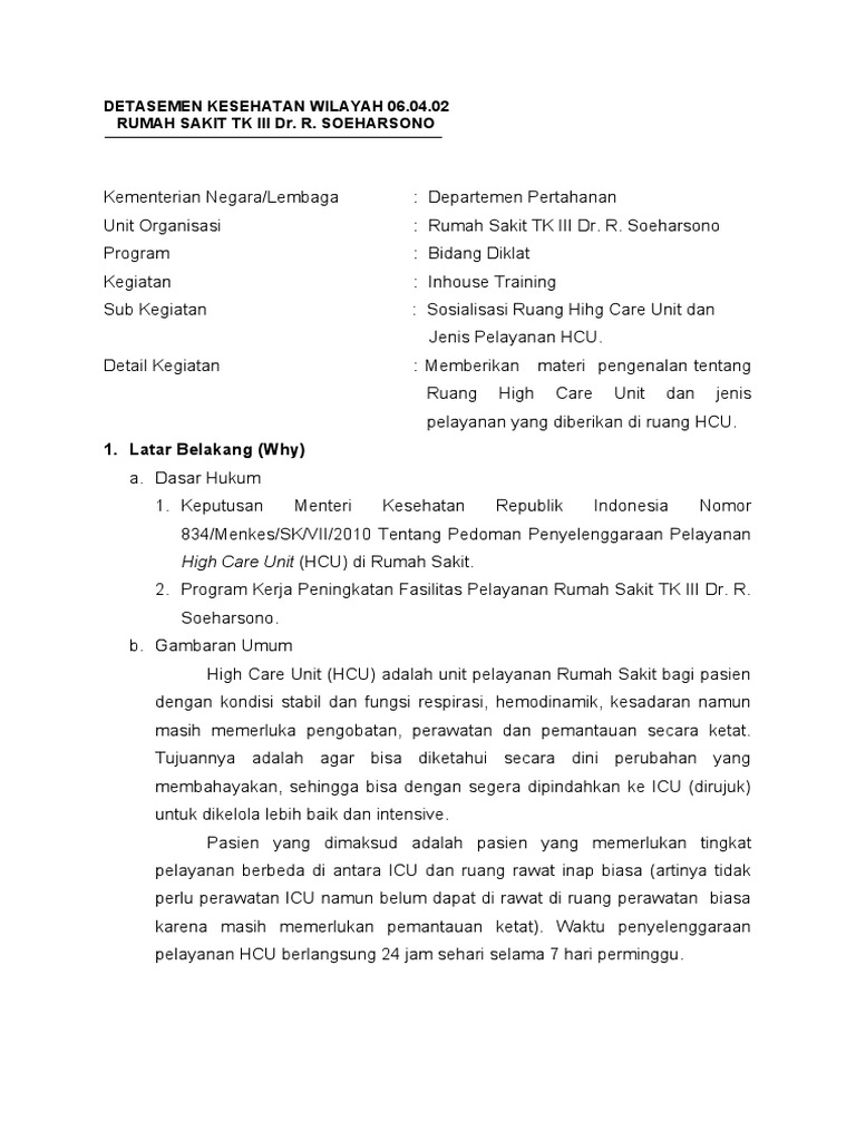 Tor Ruang Hcu | PDF