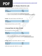 Journal Entry for Capital Introduction | PDF | Debits And Credits ...