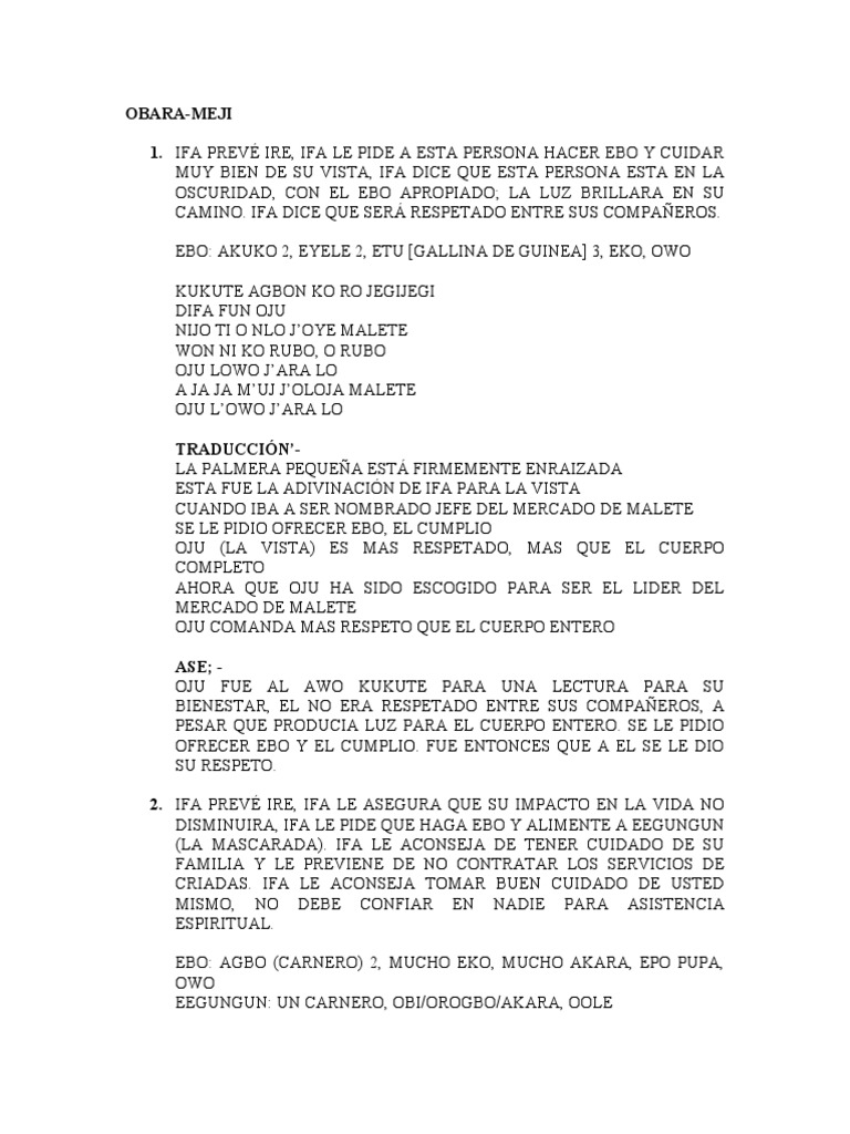 7 Obara - Meji (Español) | PDF