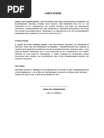 Carta Poder Simple | PDF