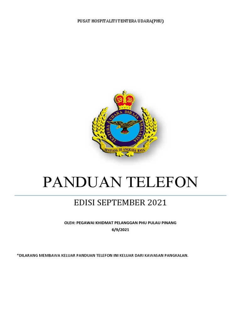 Panduan Telefon 2021 | PDF