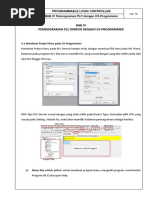 5 Pemrograman PLC Omron Dengan CX Programmer | PDF