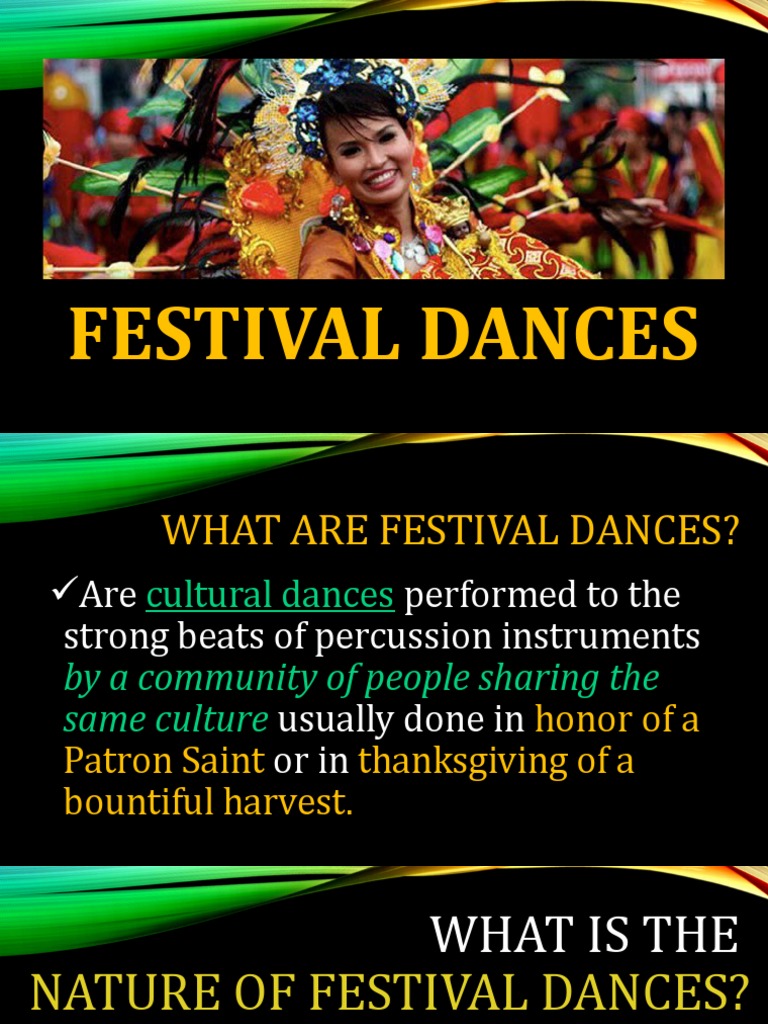 An Introduction To Philippine Festival Dances Religious and Secular ...