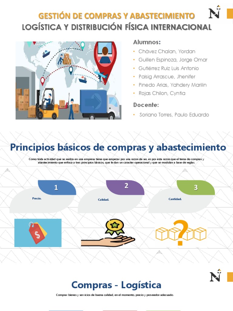 Gestion de Compras y Abastecimiento | Descargar gratis PDF | Logística ...