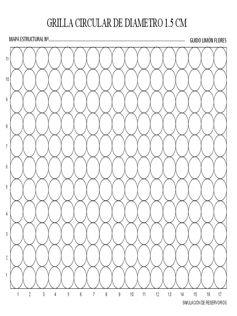 Grilla Circular de Diametro 1.5 CM | PDF