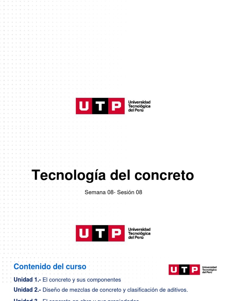 S08.s1 - Material de Clase | PDF | Hormigón | Cemento