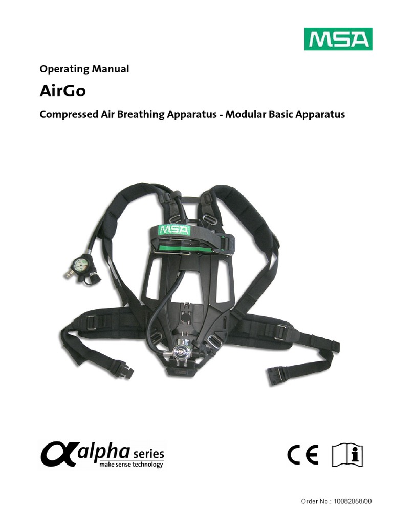 Msa Breathing Apparatus Manual | PDF | Valve | Equipment