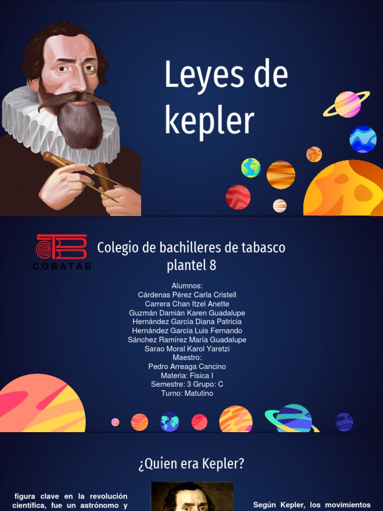 Leyes de Kepler | PDF | Johannes Kepler | Orbita