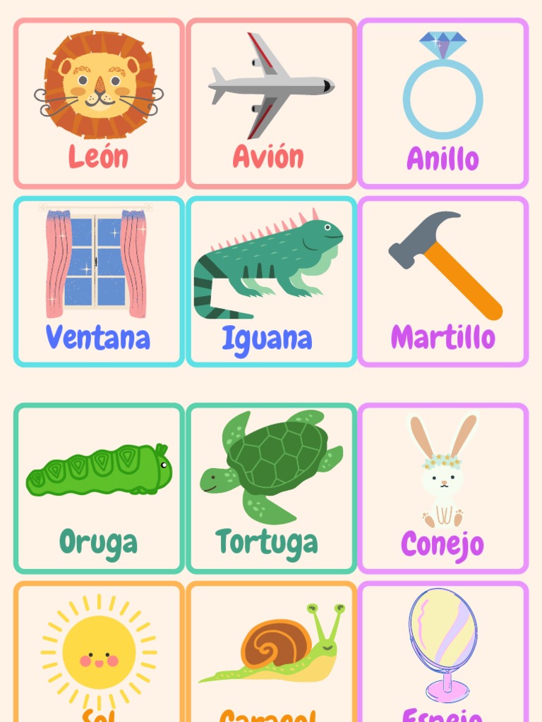 Tarjeta de Rimas | PDF