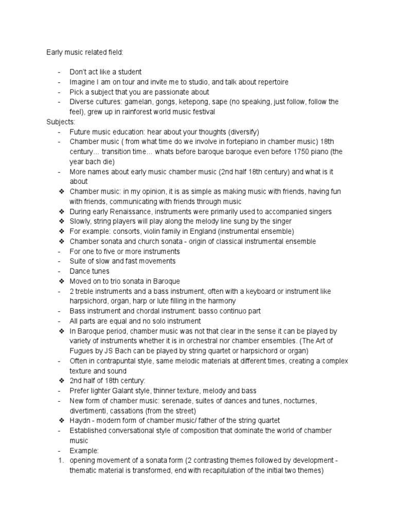 An In-Depth Exploration of Early Music Genres, Composers, Instruments ...