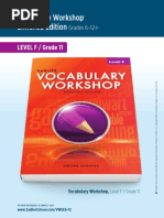 Level B: Unit 1 Vocabulary Answers | PDF