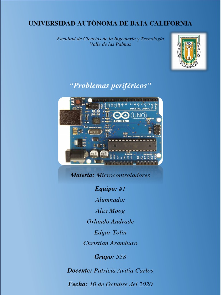 Problemas Perifericos | PDF | Arduino | Señal analoga