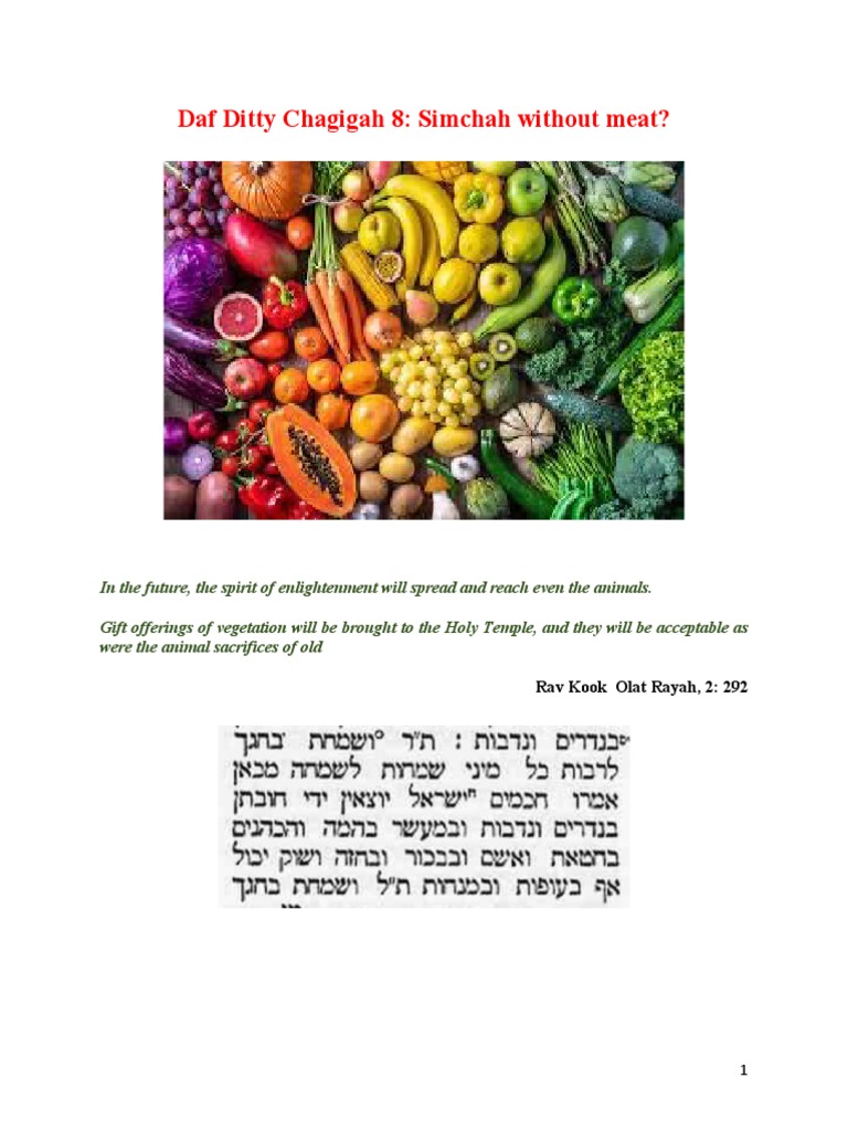 Chagigah 8 | PDF | Korban | Jewish Holidays