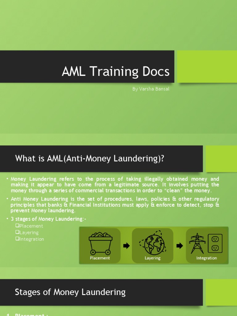 AML Training Overview and Procedures | PDF | Money Laundering | Money
