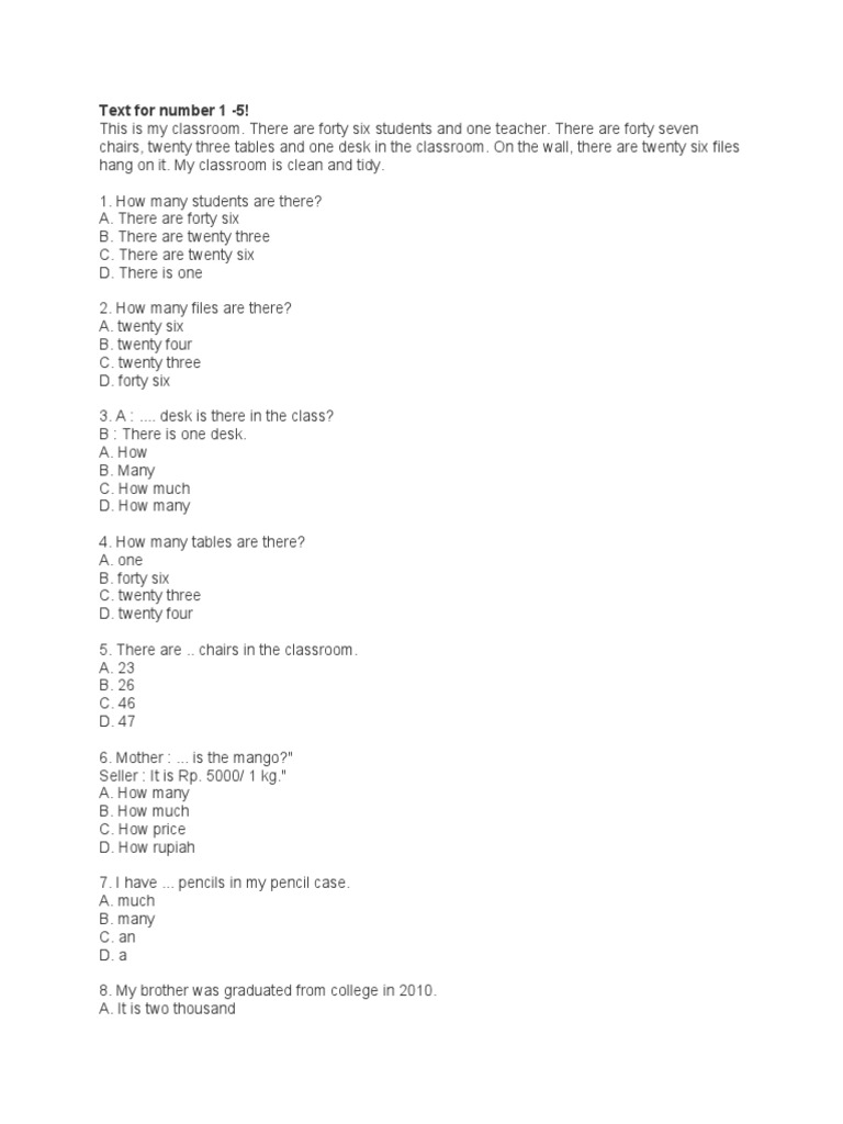 Soal Cardinal + Time | PDF | Classroom