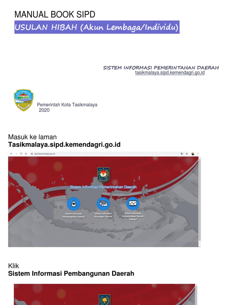 Panduan Input Hibah Di SIPD | PDF