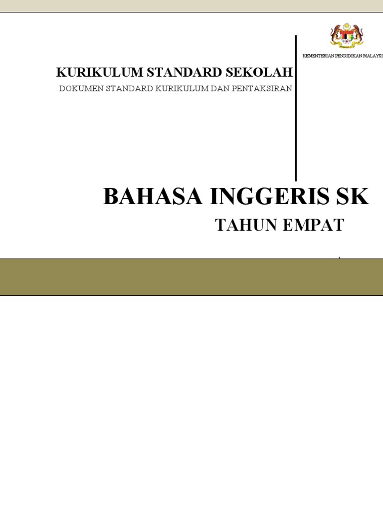 DSKP KSSR Bi SK Year 4 | PDF