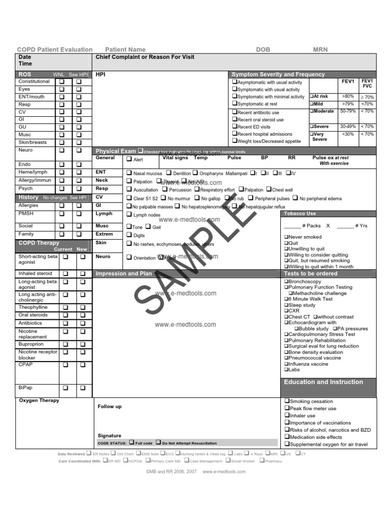 COPD Follow Up | PDF | Chronic Obstructive Pulmonary Disease | Epidemiology
