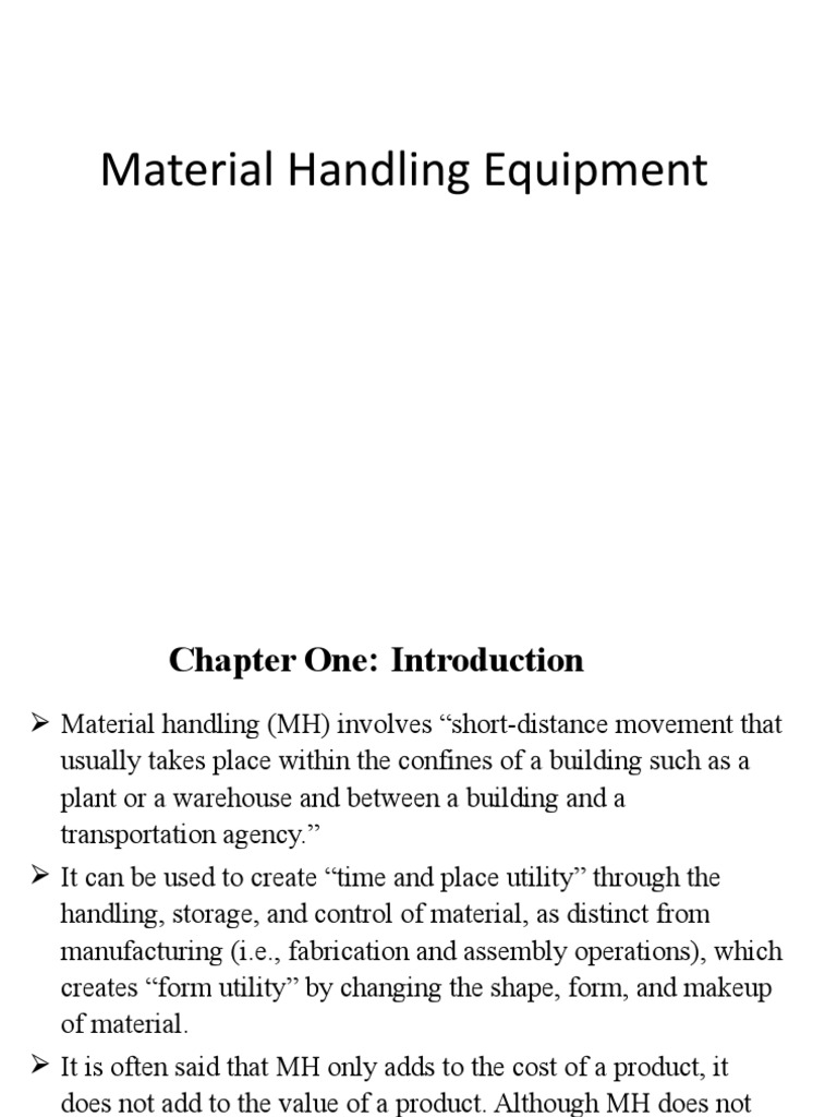 Material Handling Equipment | PDF | Liquids | Gases