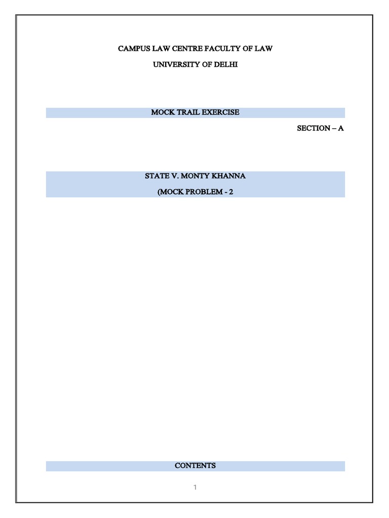 Mock Trail Final File | PDF